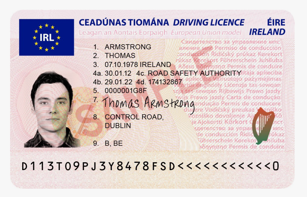 Buy Irish drivers license online - Docs Authenticity